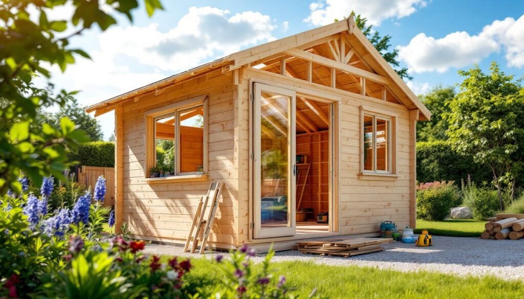 Construction d'un appenti en bois : Guide complet - L'artisan conseil